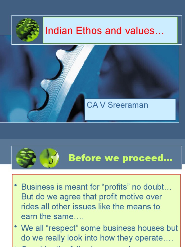 Introduction To Indian Ethos and Values | PDF | Dharma