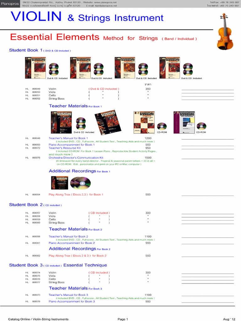 Violin Books | PDF
