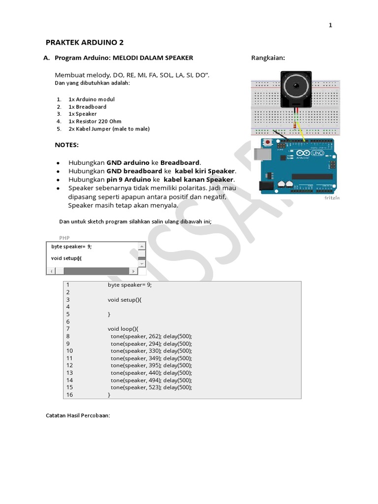 02-Materi Praktek Arduino2-Gussap | PDF | Teaching Mathematics | Computing And Information ...
