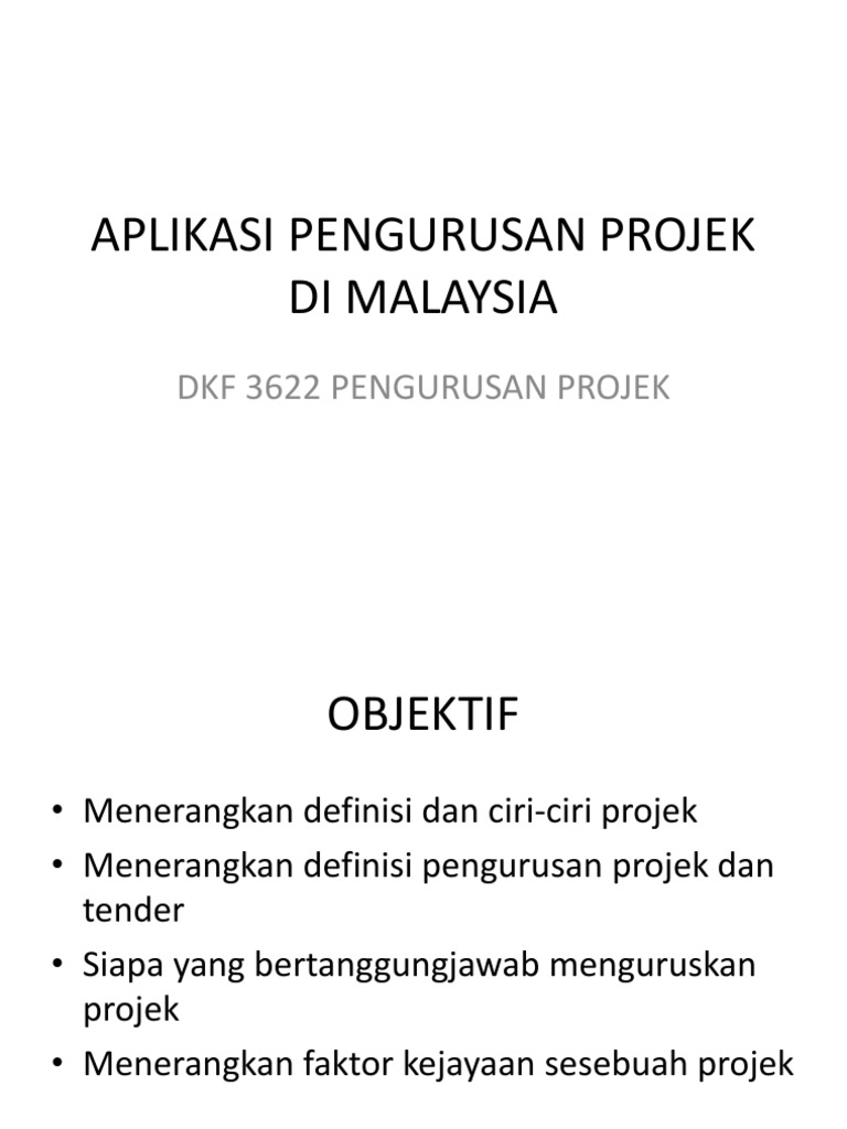 Bab8 Aplikasi Pengurusan Projek Di Malaysia Pdf
