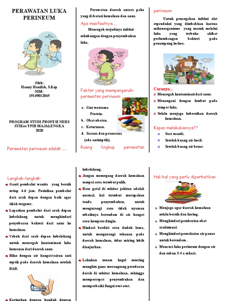 Leaflet Perawatan Luka Perineum | PDF