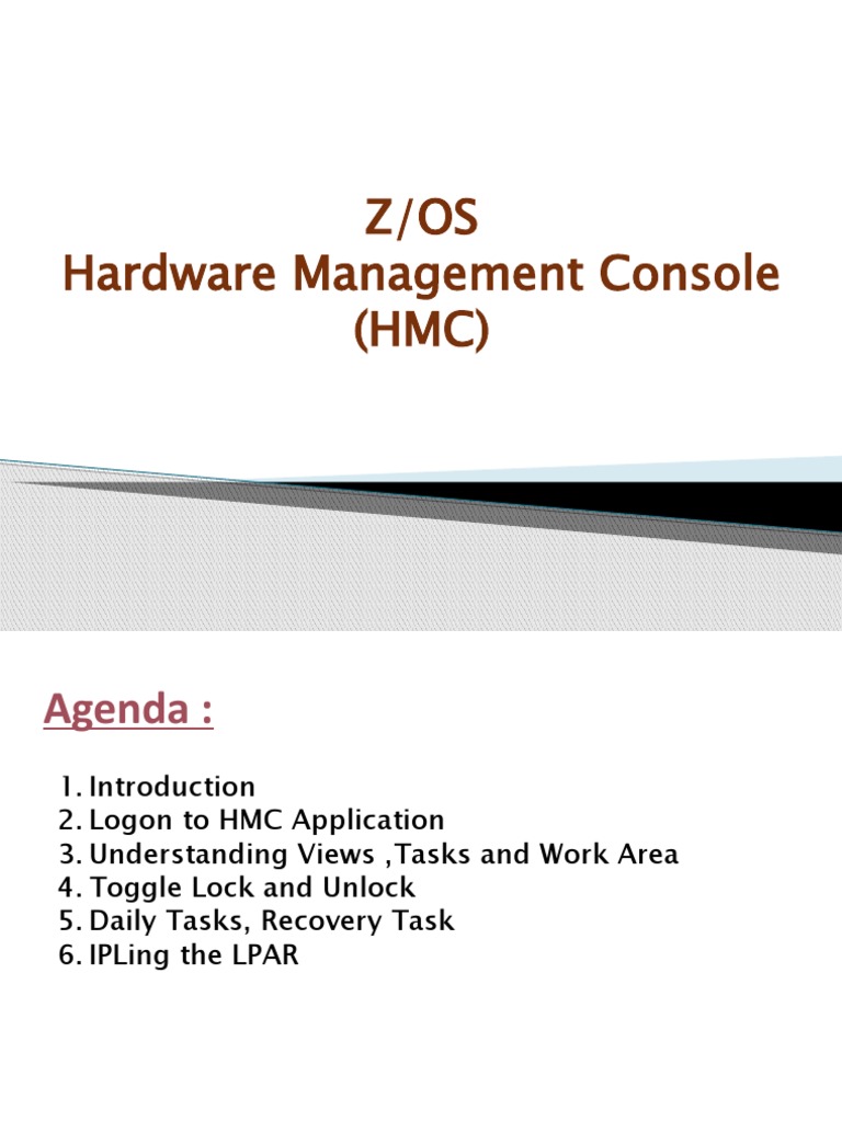 Z/Os Hardware Management Console (HMC) | PDF | Command Line Interface | Icon (Computing)