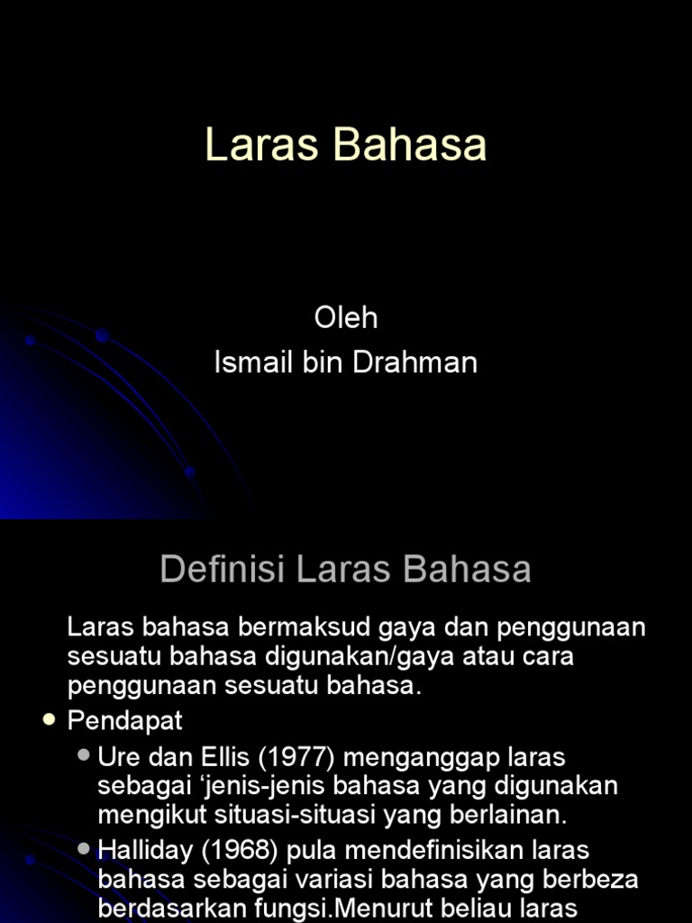 Laras Bahasa | PDF