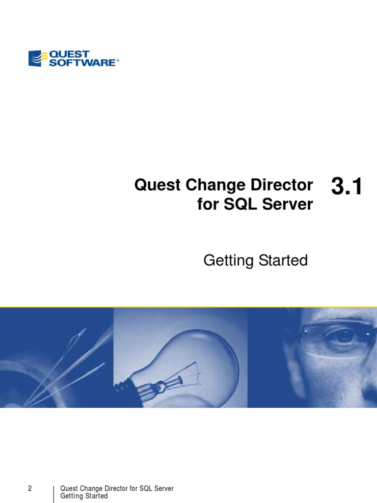 Quest Change Director For SQL Server: Getting Started | PDF | Microsoft ...