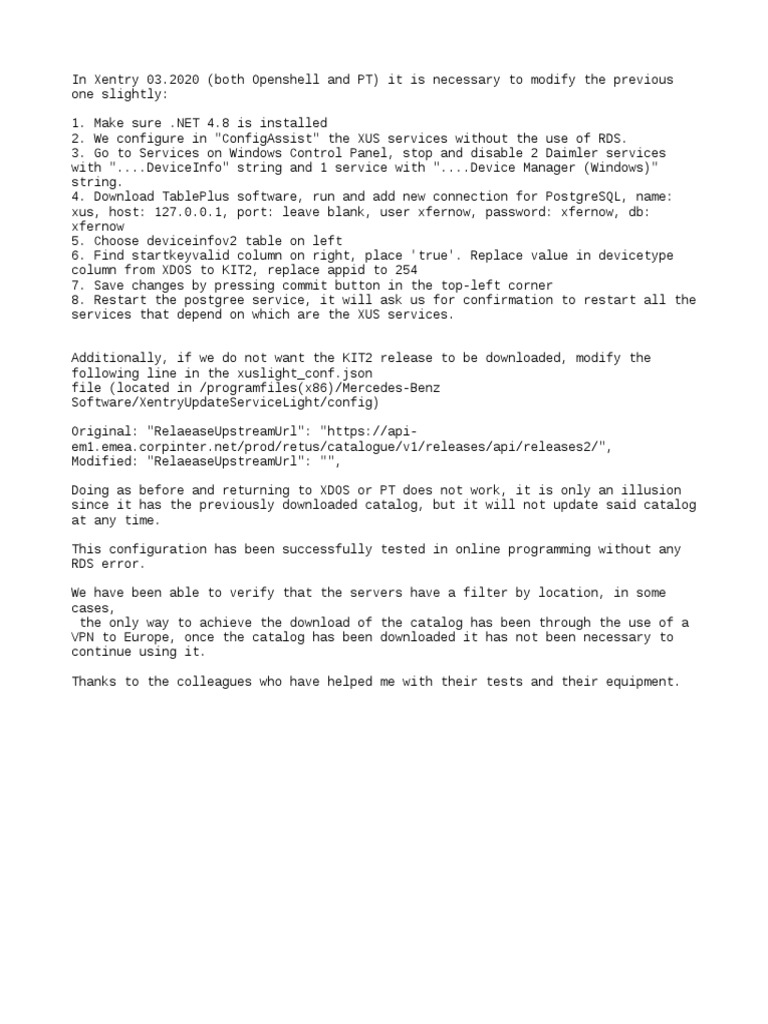 RDS Error Online Set | PDF