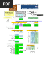 Mass Balance Spreadsheet | PDF
