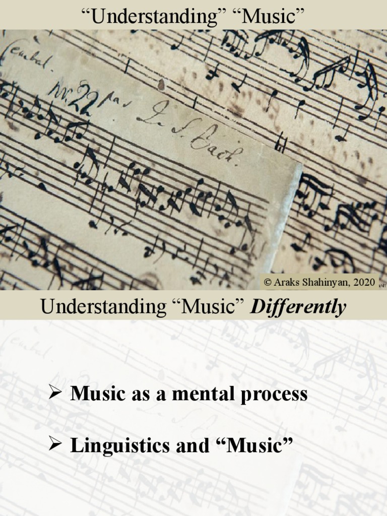 Lecture 3. Understanding Music | PDF