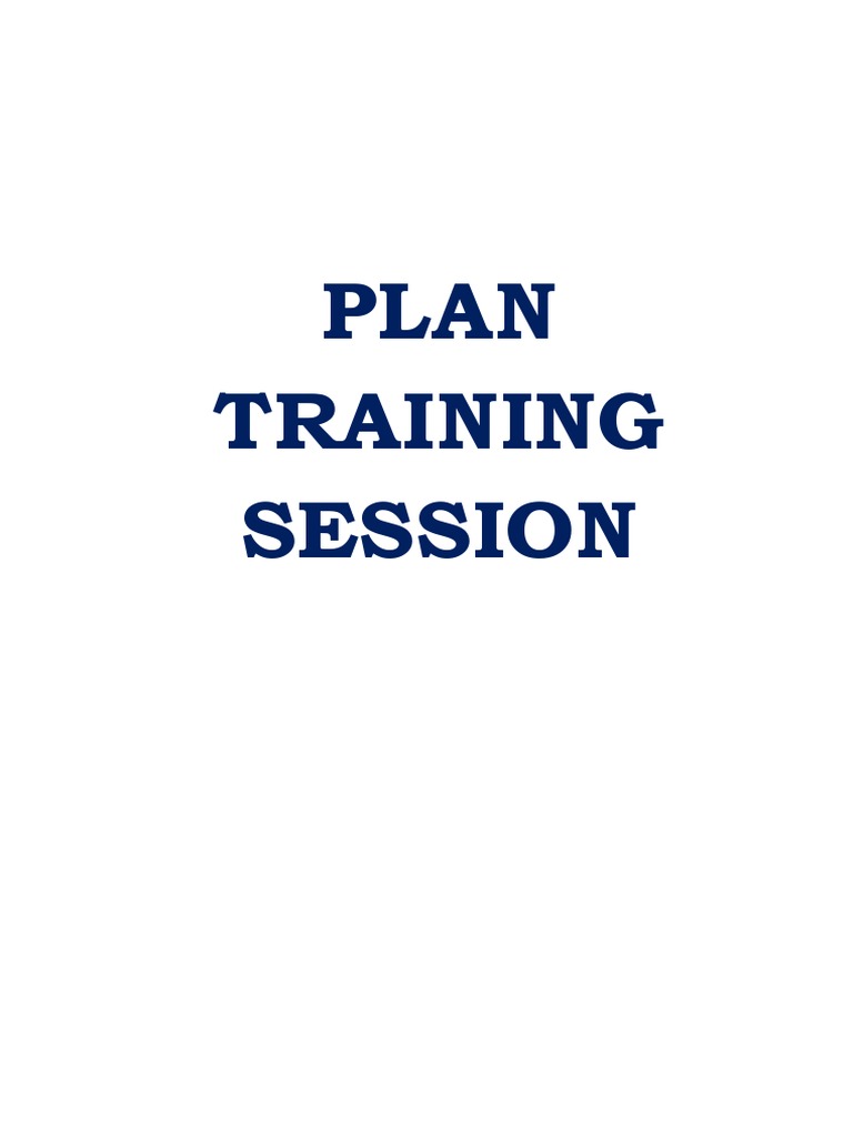 Tm-Portfolio PTS Session Plan | PDF | Competence (Human Resources ...