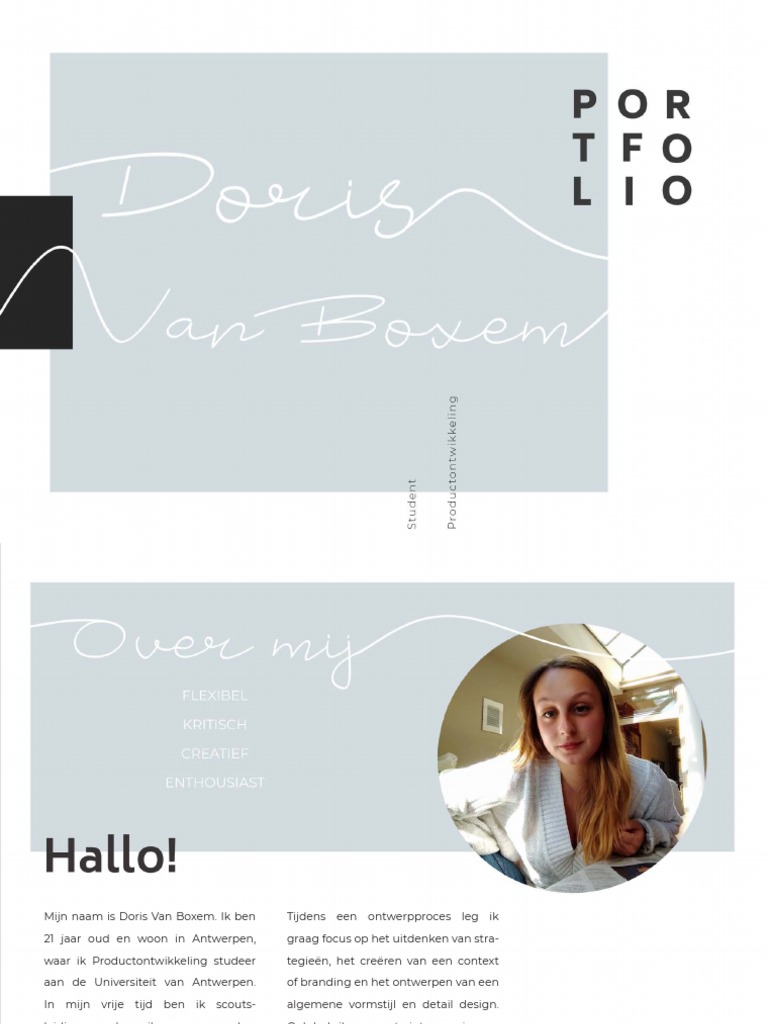 Portfolio Doris Van Boxem | PDF