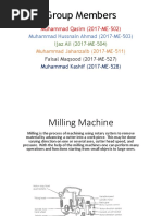 Study of Milling Machine | PDF | Machines | Tools