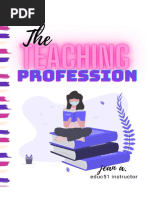 The Teaching Profession | PDF | Philosophy Of Education | Teachers