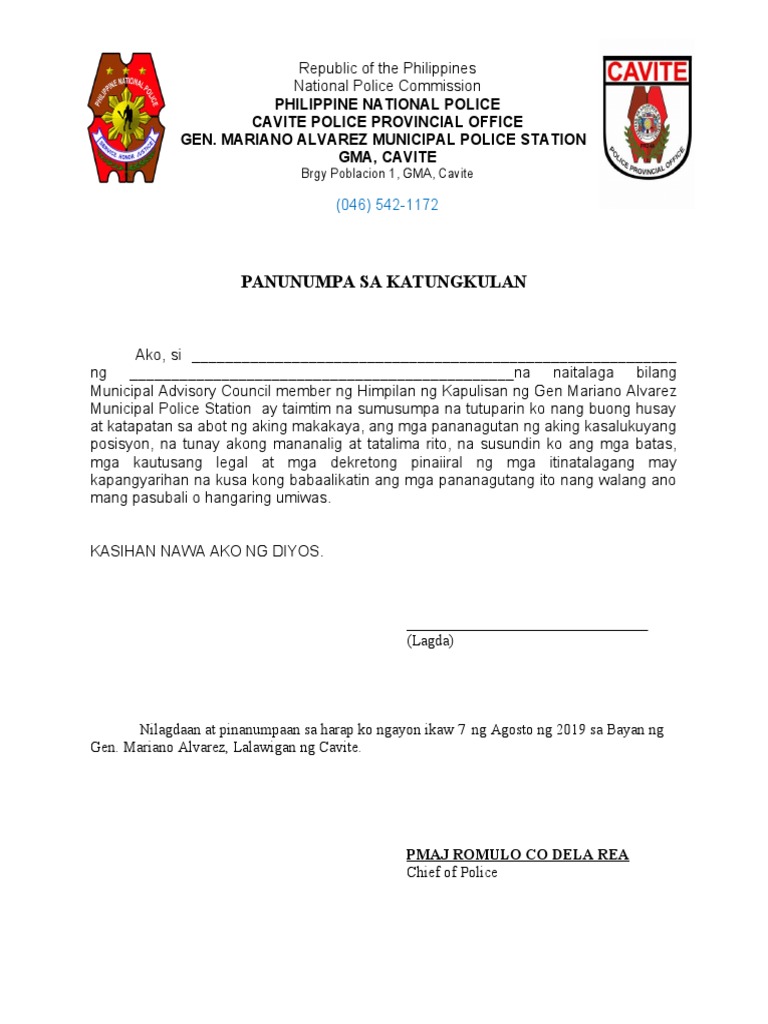 Mac Oath of Commitment | PDF