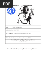 SESSION PLAN in SMAW NC2 | PDF | Welding | Construction