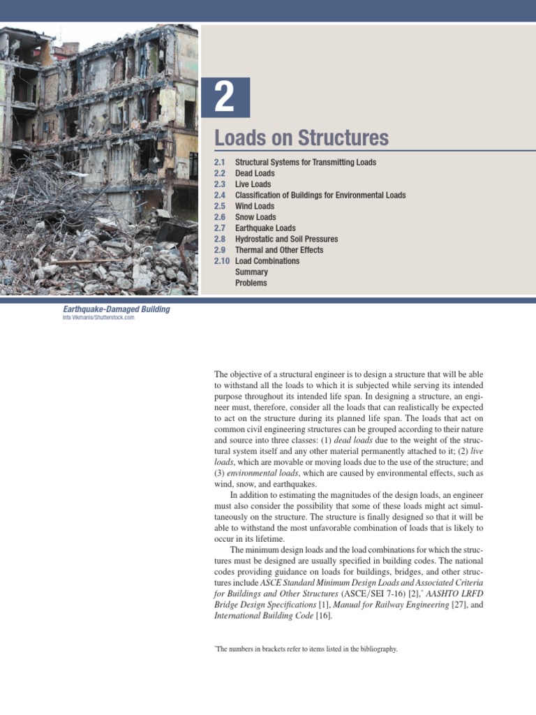 Chapter 2 (Loads On Structures) - Advanced Methods of Structural ...