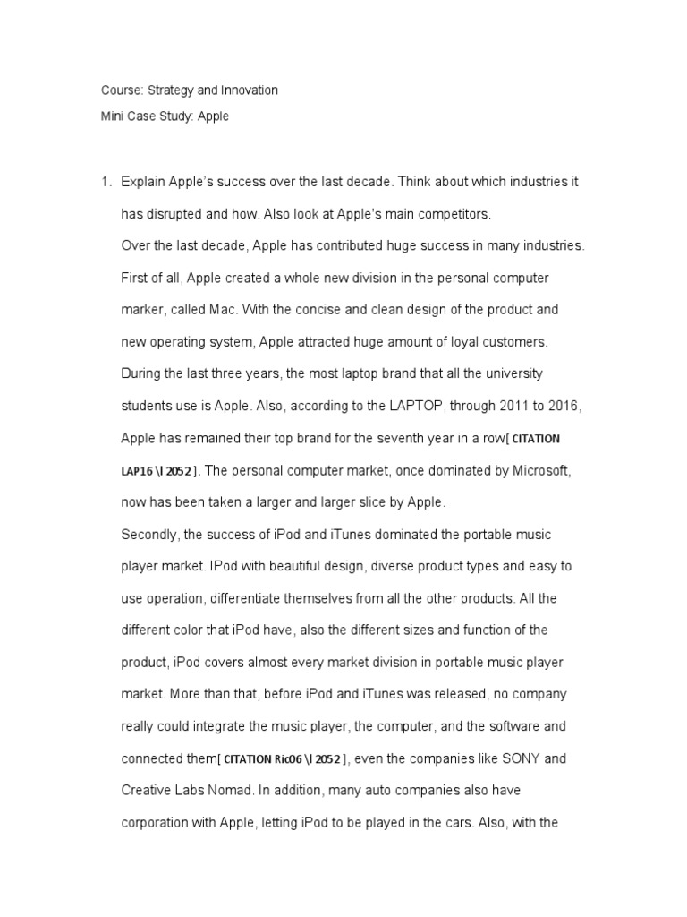 Business Strategy Insights: Apple | PDF | Apple Inc. | Smartphone