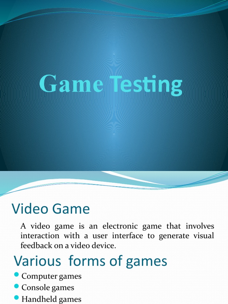 Game Testing | PDF