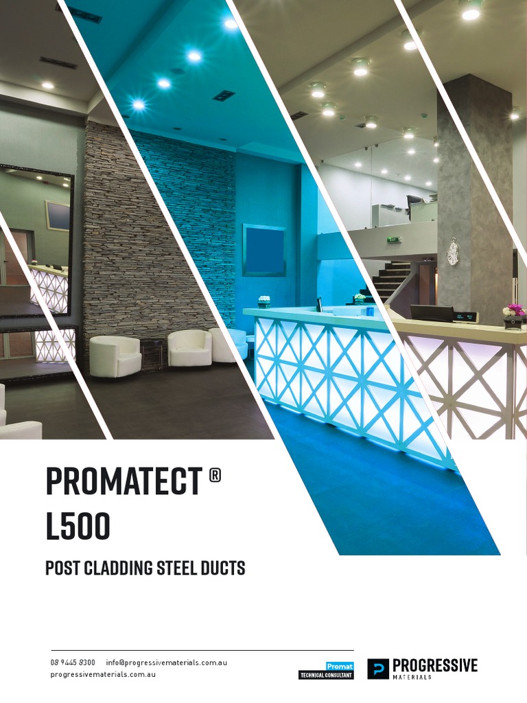 Promatect ® l500: Post Cladding Steel Ducts | PDF | Duct (Flow ...