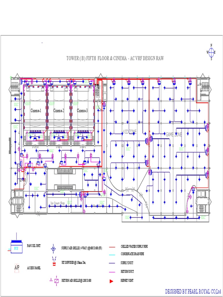 TOWER-B - AC VRF DESIGN RAW - TOWER B - 5th FL (CINEMA & KIDZONE) 25 ...