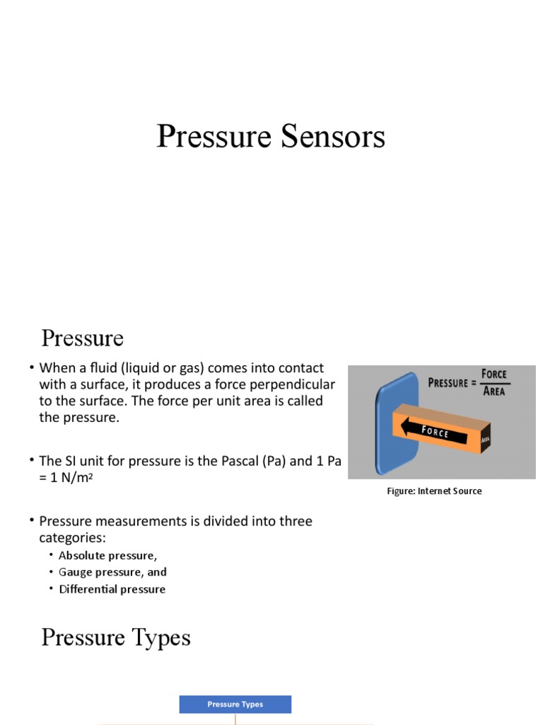 Pressure Sensors | PDF | Pressure Measurement | Pressure