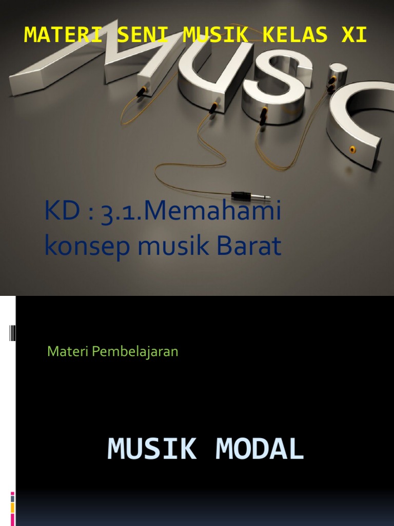 Konsep Musik Modal | PDF | Seni