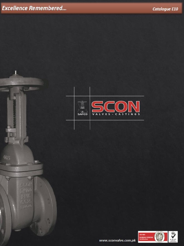 SCON Valves, Catalogue E10 PDF | PDF | Valve | Steel
