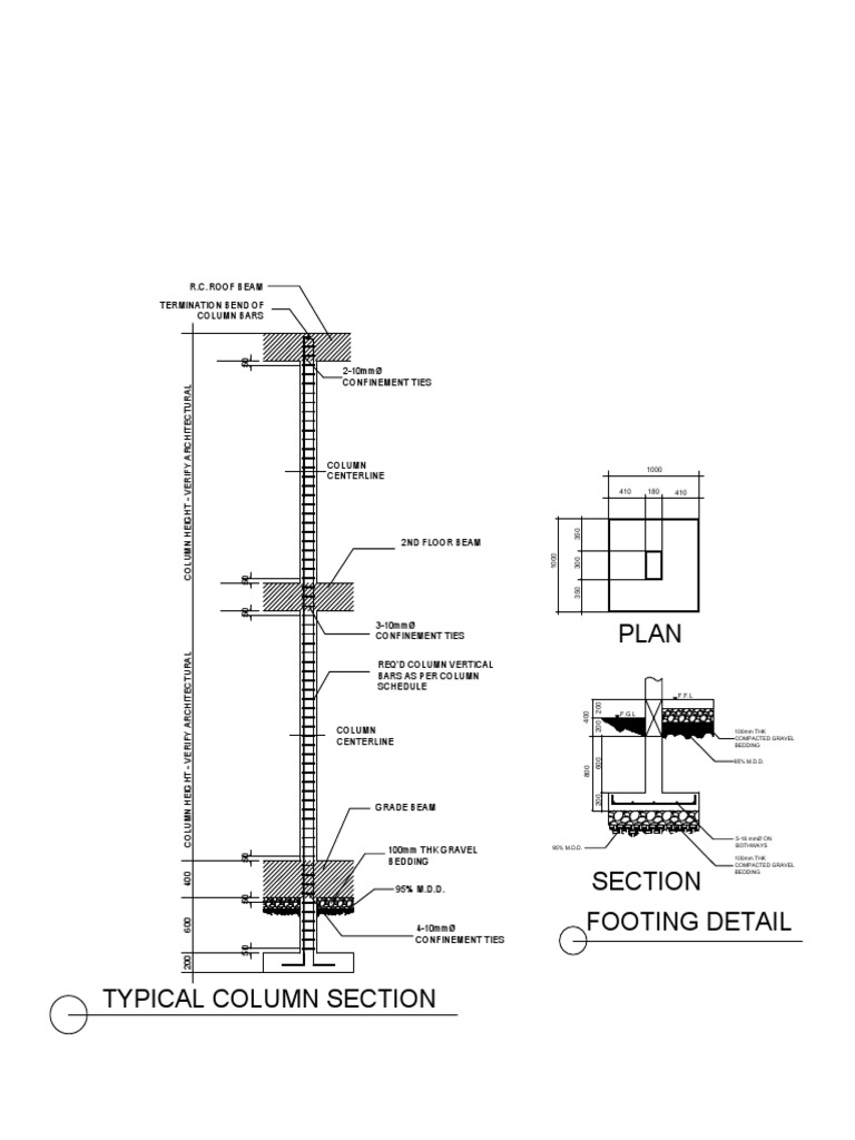 100mm THK Compacted Gravel Bedding 95% M.D.D | PDF | Structural ...