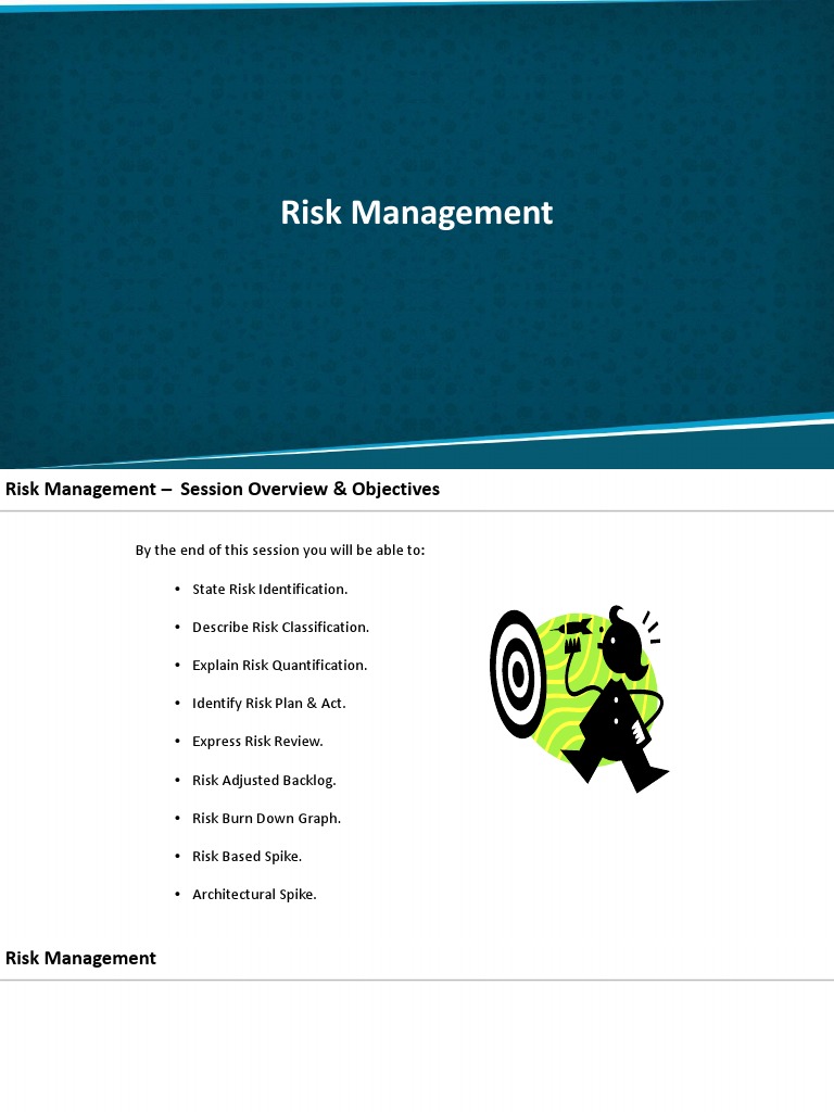Risk Management in Agile | PDF | Risk Management | Scrum (Software ...