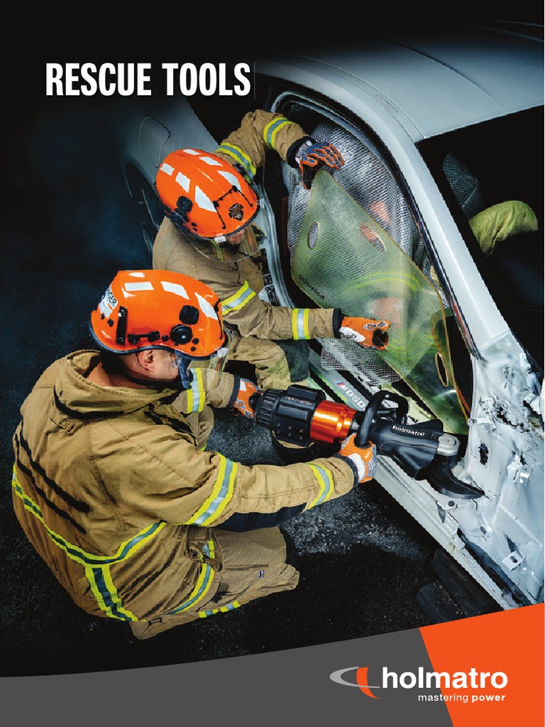 HOLMATRO - Brochure Rescue Tools EN 4715 | PDF | Battery Charger | Pump