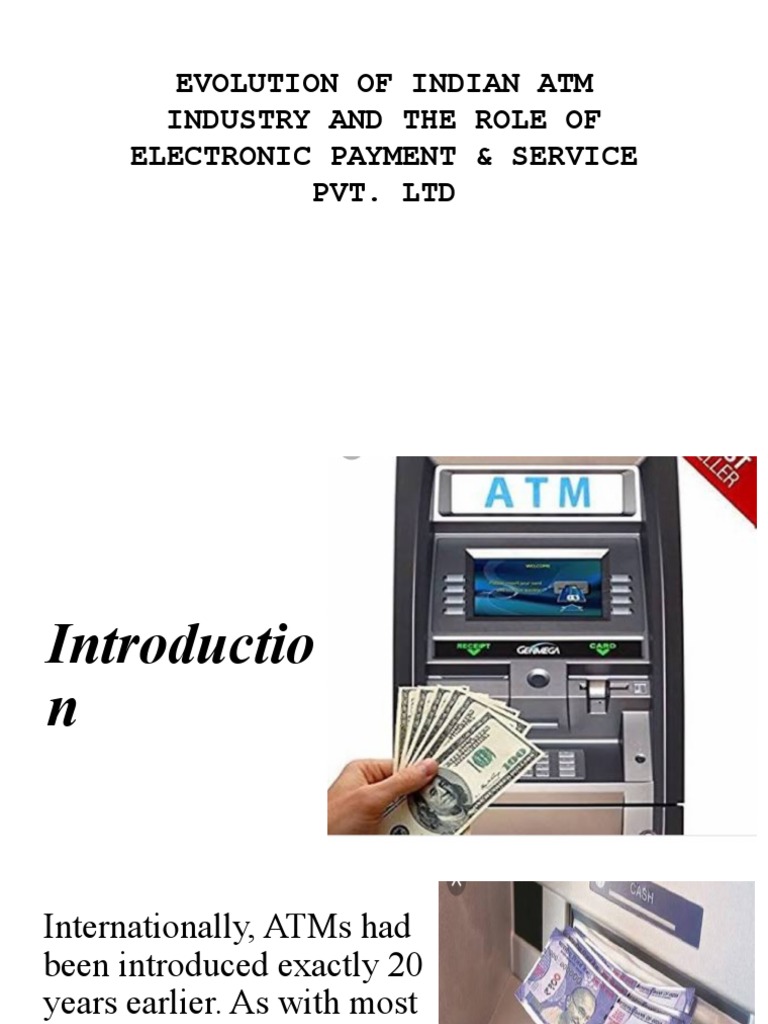The Evolution of ATMs in India and the Pioneering Role of Electronic ...