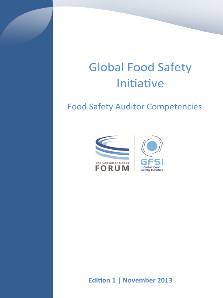 Global Food Safety Initiative | PDF | Audit | Auditor's Report