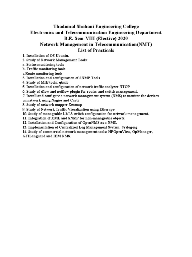 NMT Practical Mannual 2020 | PDF | Postgre Sql | Computer Network