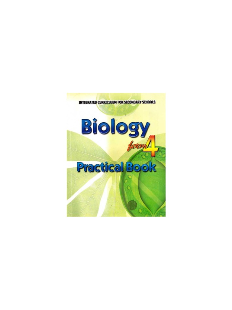 Biology Pratical Form 4 PDF | PDF