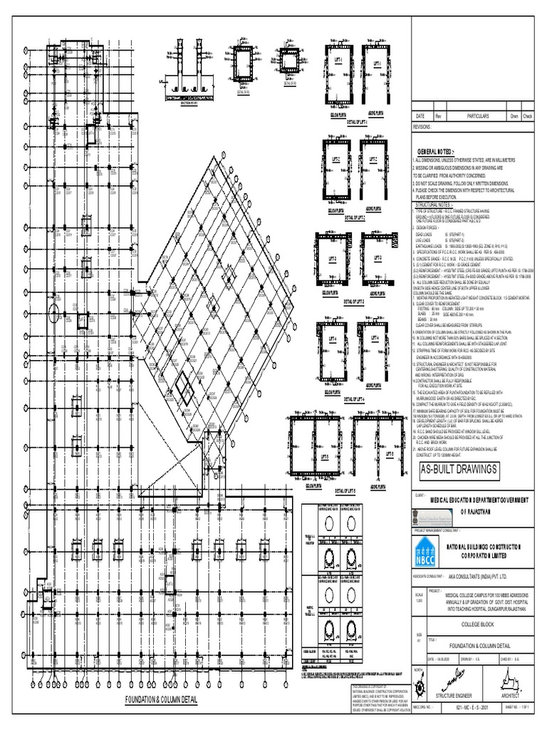 2) Foundation & Column - 621 - MC - E - S - 2001 | PDF | Sports