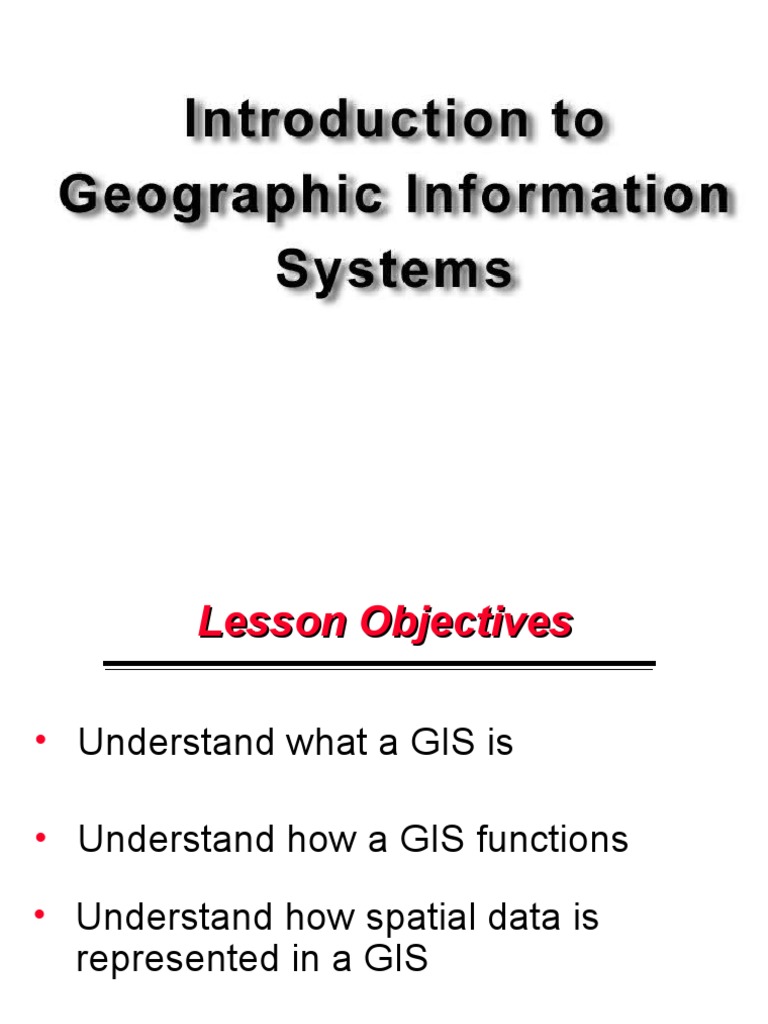 Basics of Gis | PDF | Geographic Information System | Databases