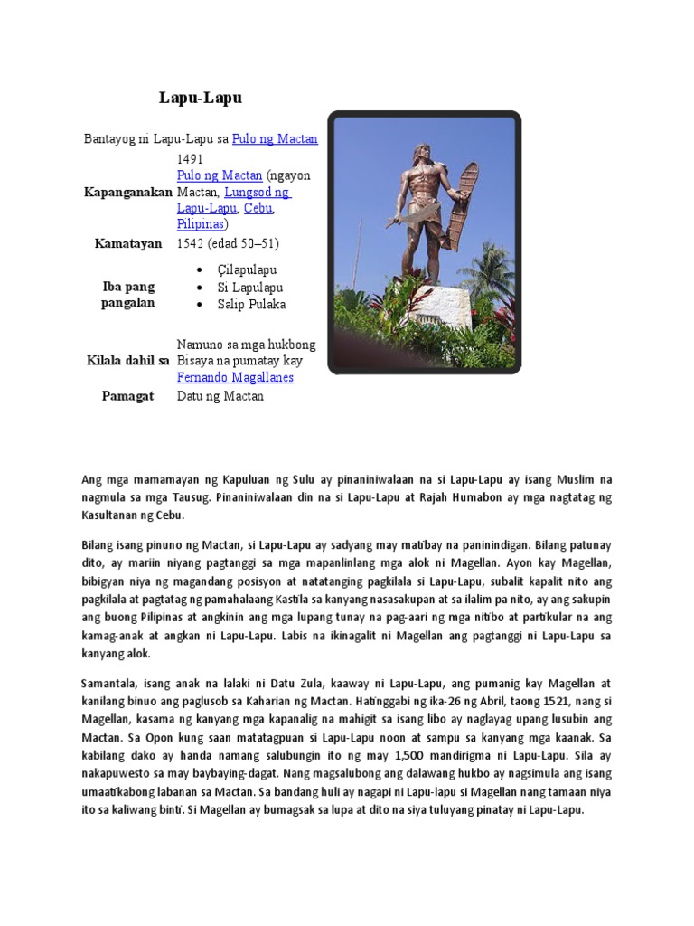 Lapu Lapu | PDF