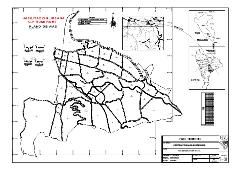 PLANO CATASTRO FINAL WGS84 DE RUMI RUMI 2019 Ok-Model | PDF