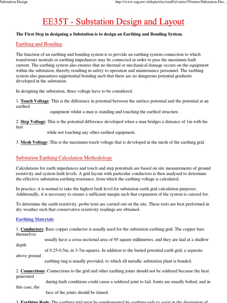Substation Design | PDF | Electrical Substation | Insulator (Electricity)