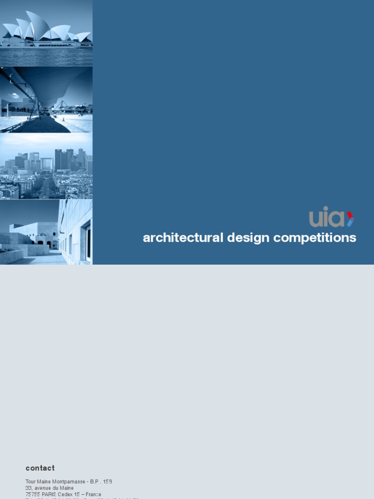 UIA Guidelines for Student Competitions | PDF | Competition | Architect