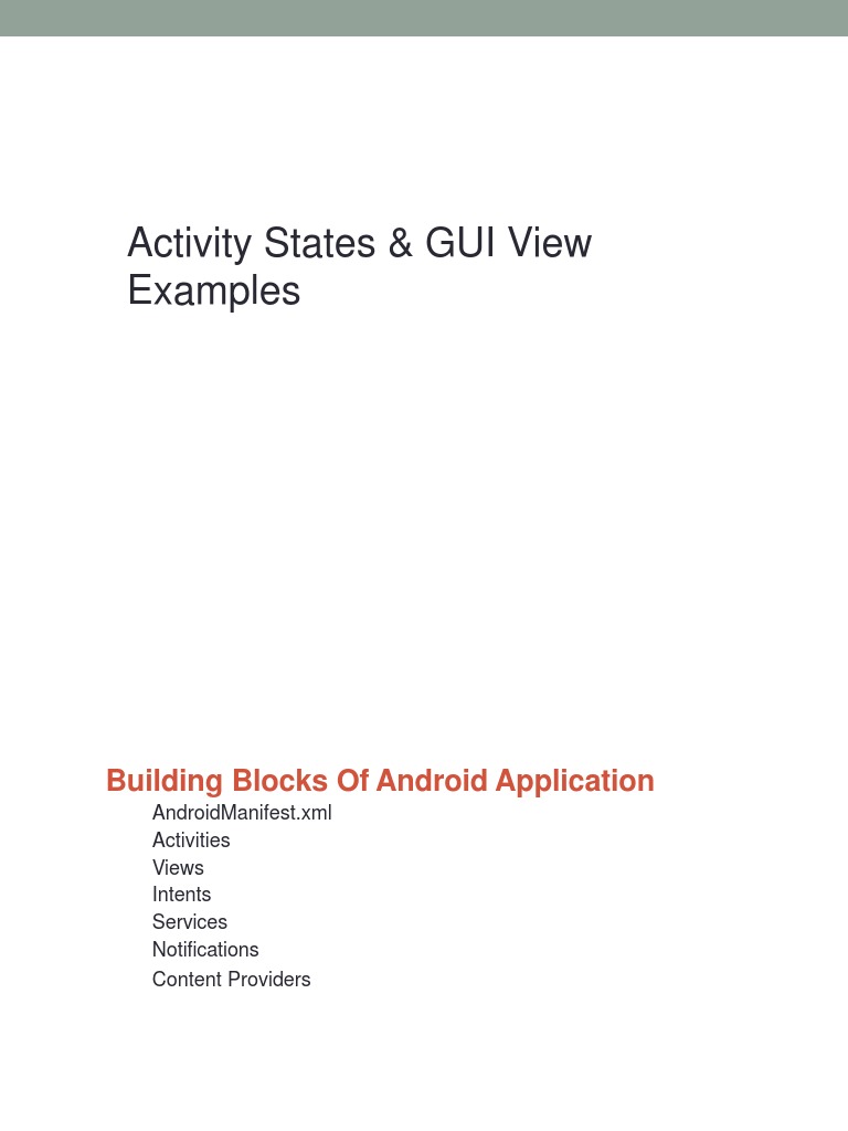 02.activity States GUI View - PDF | PDF | Graphical User Interfaces ...