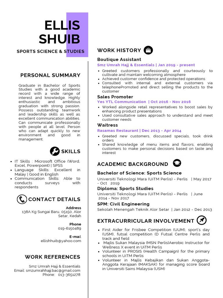 Ellis Resume PDF | PDF | Business