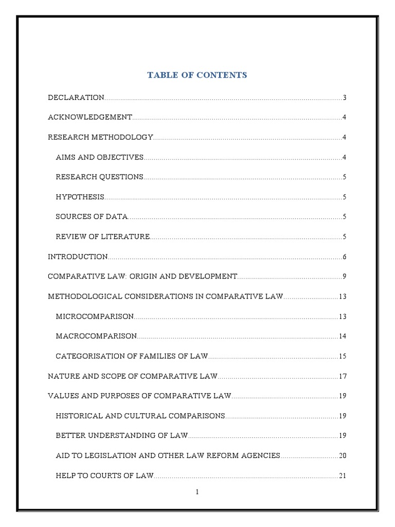 Comparative Law in Jurisprudence Analysis | PDF | Jurisprudence ...