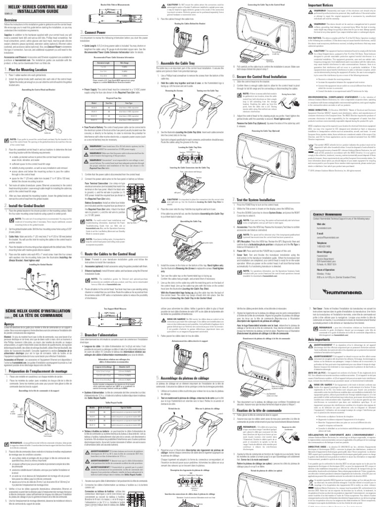 HELIX Control Head Installation Guide | PDF | Electronic Waste ...