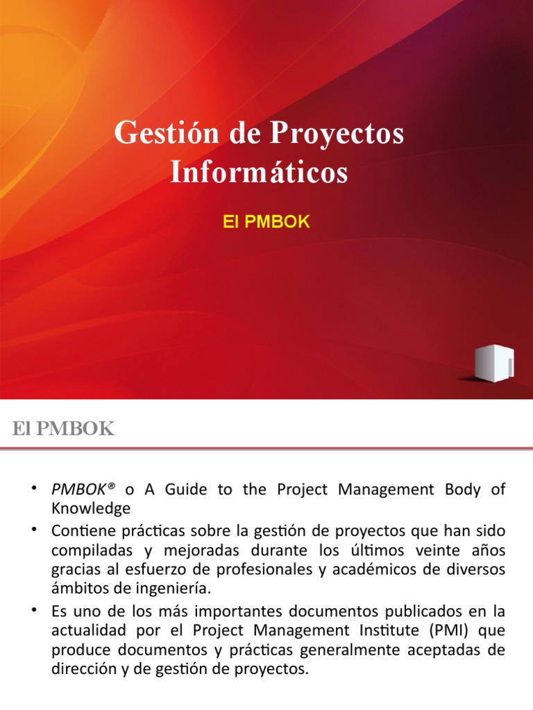Guía PMBOK para Gestión de Proyectos | PDF | Gestión de proyectos ...