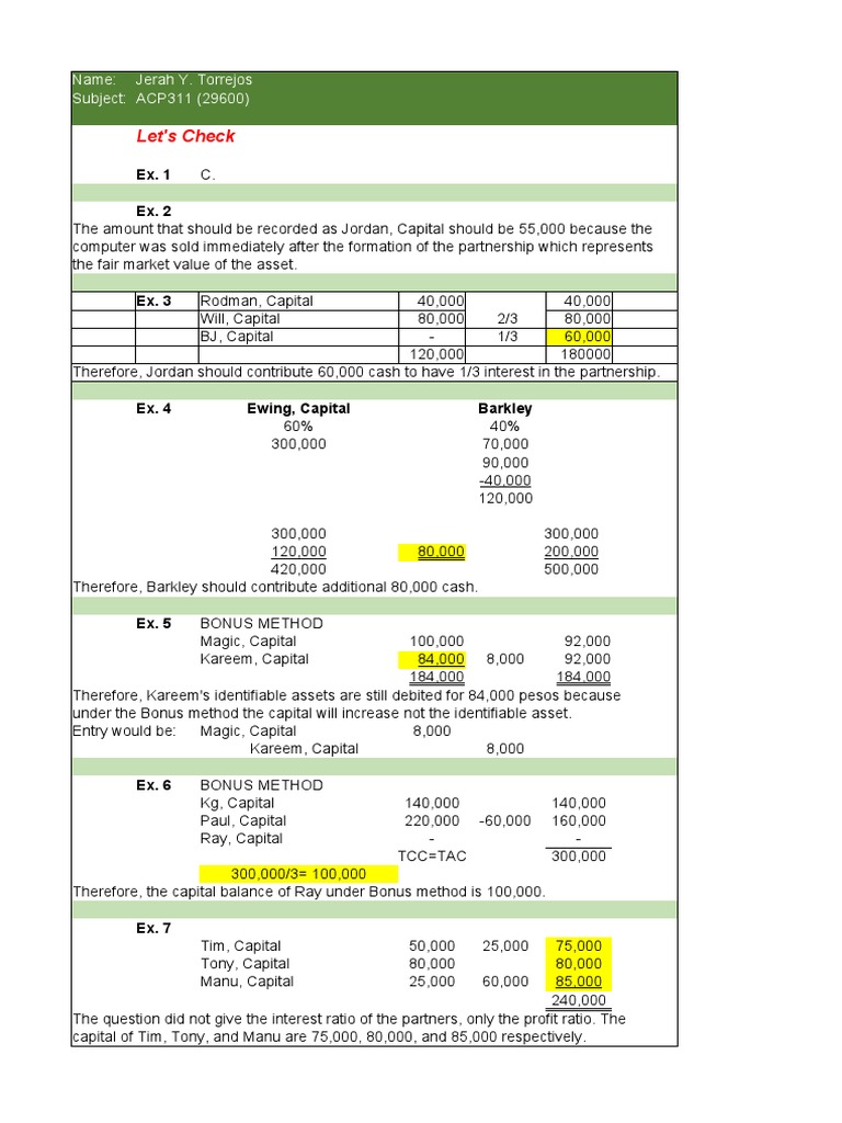 ASSIGNMENTS | PDF | Financial Accounting | Money