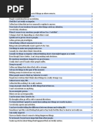 Life Events Checklist PDF | PDF