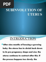 Understanding Uterine Subinvolution | PDF | Postpartum Period | Midwifery