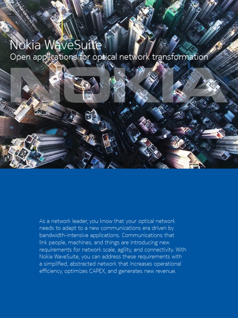 Nokia WaveSuite Brochure | PDF | Computer Network | Automation