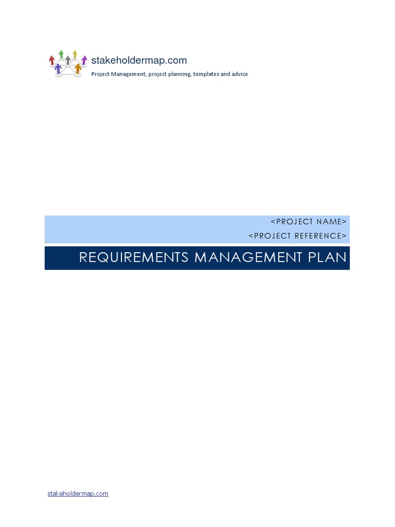 Requirements Management Plan: Project Management, Project Planning ...