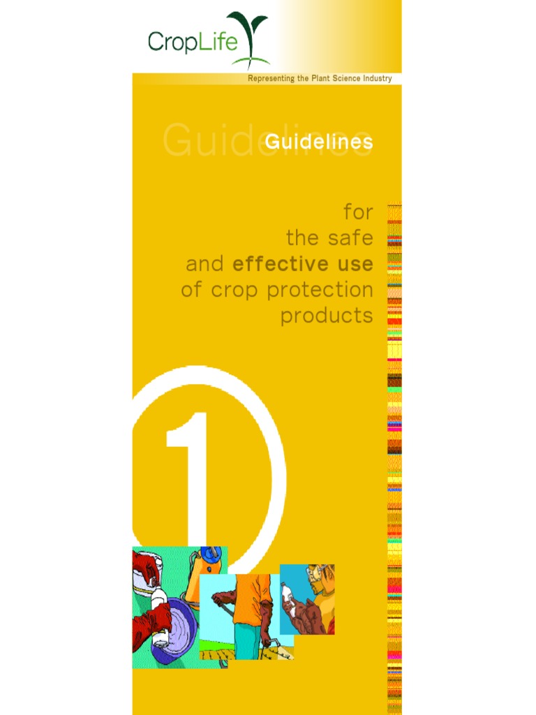 Guidelines for Safe Crop Protection Use | PDF | Pesticide | Waste ...