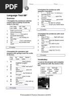 Achievers B1 Vocabulary Worksheet Consolidation Unit 2 | PDF | Clothing ...